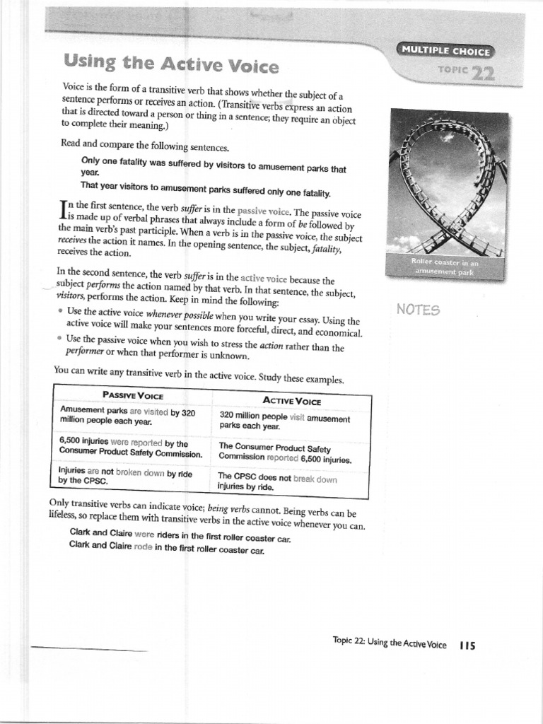 Chapter 22.using The Active Voice | PDF