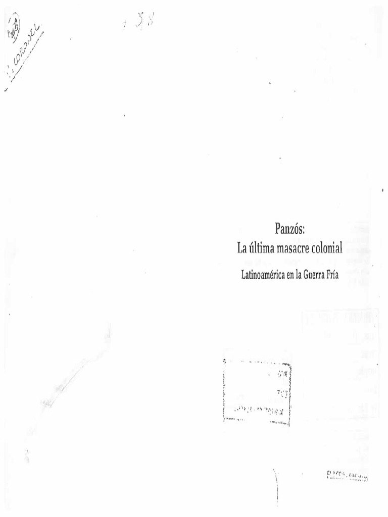 Masacre de Panzós: Historia y Contexto | PDF | Guatemala | Democracia