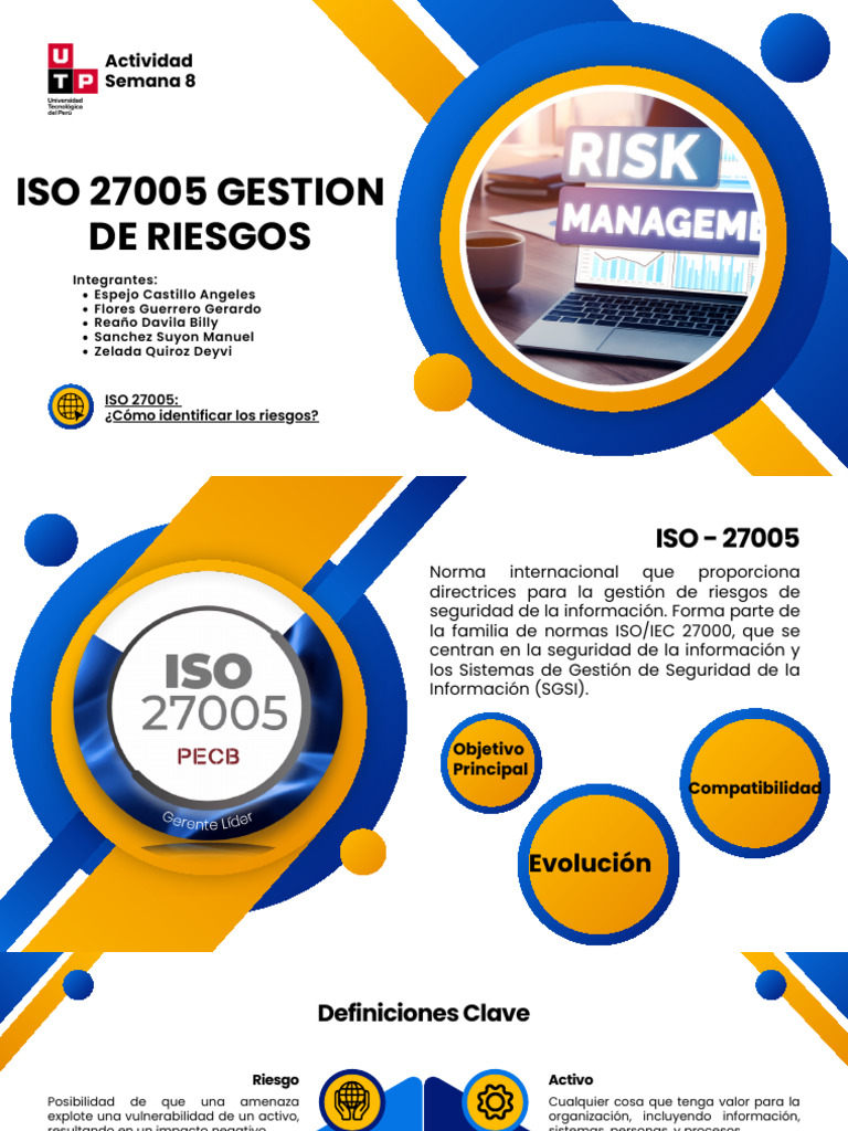 Gestión de Riesgos ISO 27005 | PDF | Seguridad de información | Riesgo
