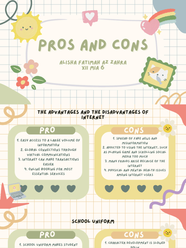 Pros and Cons | PDF | Social Science