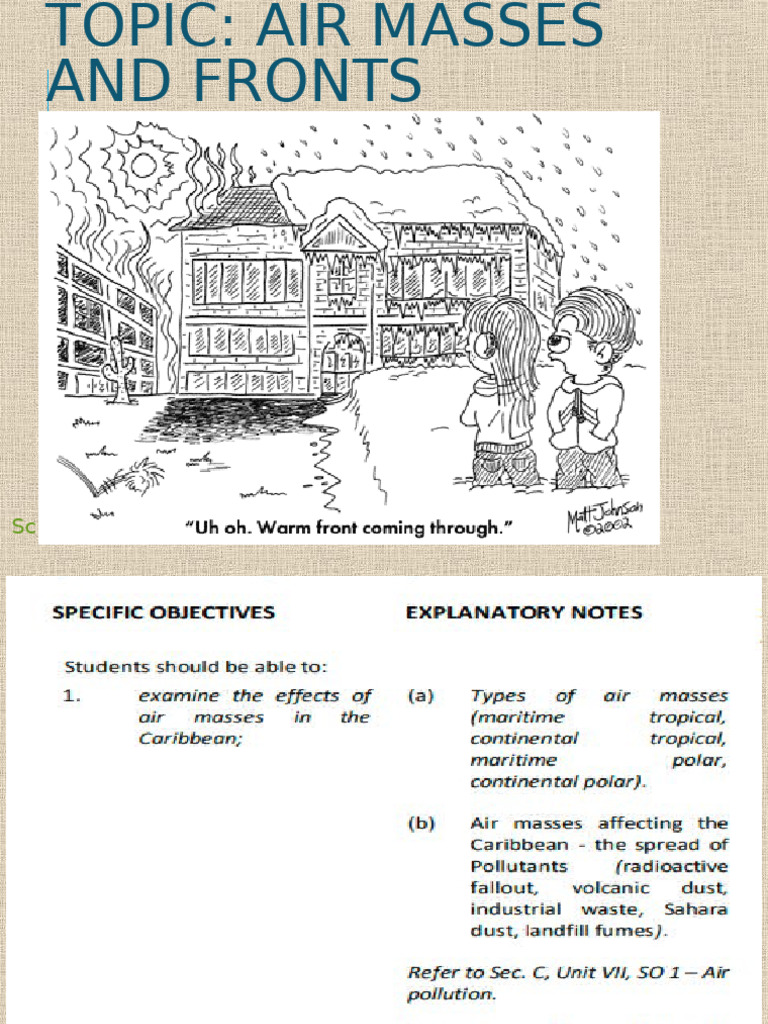 Air Masses and Fronts | PDF | Oceanic Climate | Meteorology