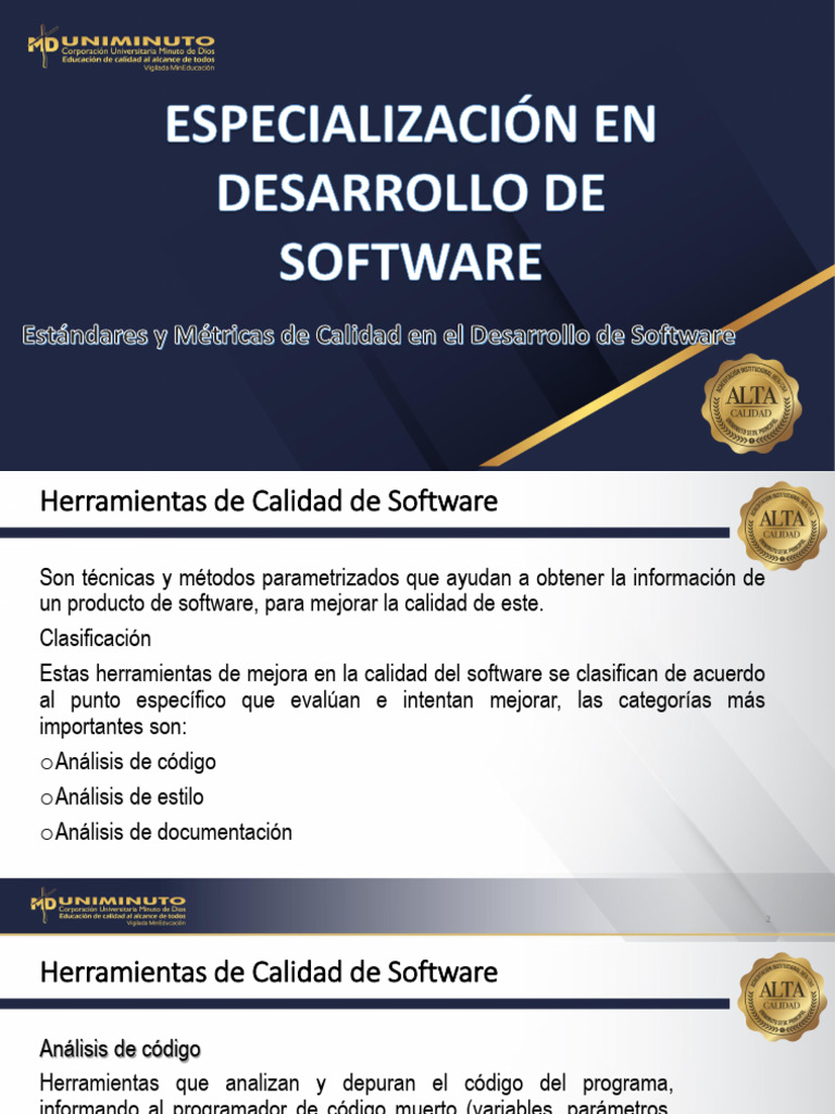 8. Herramientas de calidad del software | PDF | Red mundial | Internet y web
