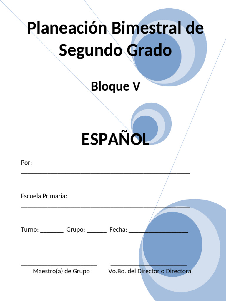 2do Grado - Bloque V Español | PDF | Escritura | Ortografía