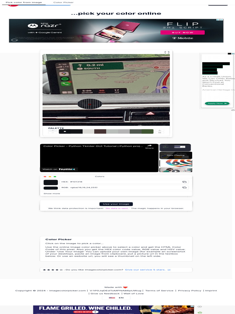 ? Color Picker Online HEX Color Picker HTML Color Picker | PDF ...