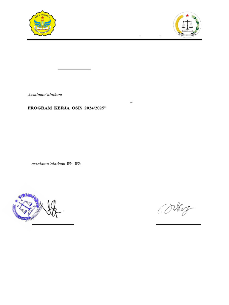 Surat Undangan PK RDP 2425 | PDF