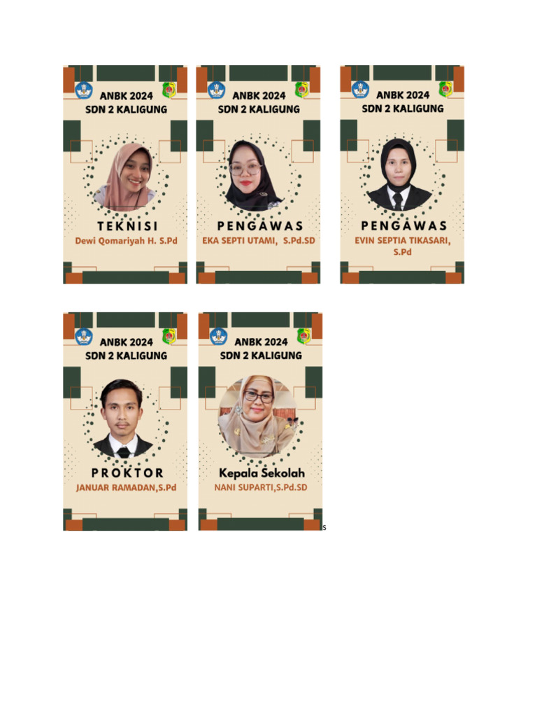 Id Card Anbk 2024 | PDF