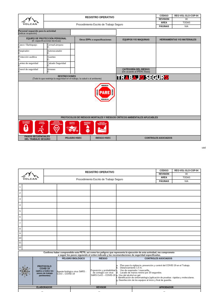 Pets-Apr-bom-02-16 Cambio de Bocina y Portarodamiento de Bomba WKL | PDF