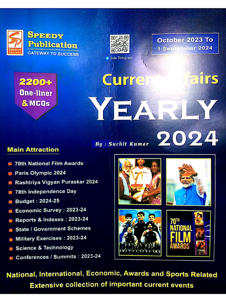 Current Affairs Yearly 2024 | PDF
