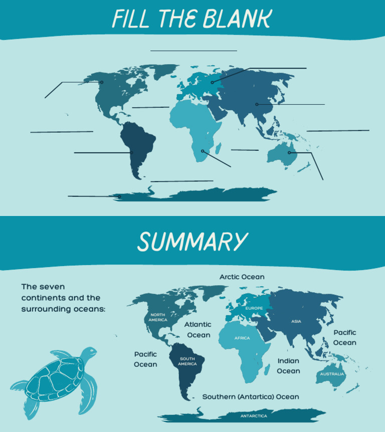 Oceans Surrounding Continents | PDF