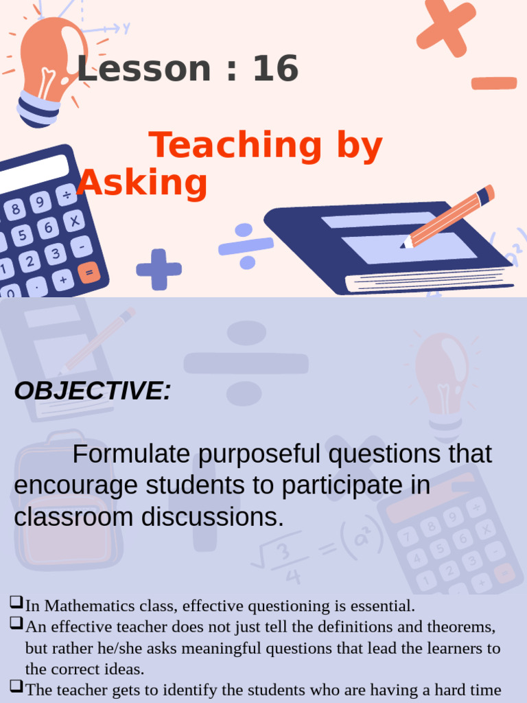 Lessson 16 (Kristine Libatique) 024510 013059 | PDF | Learning | Teachers