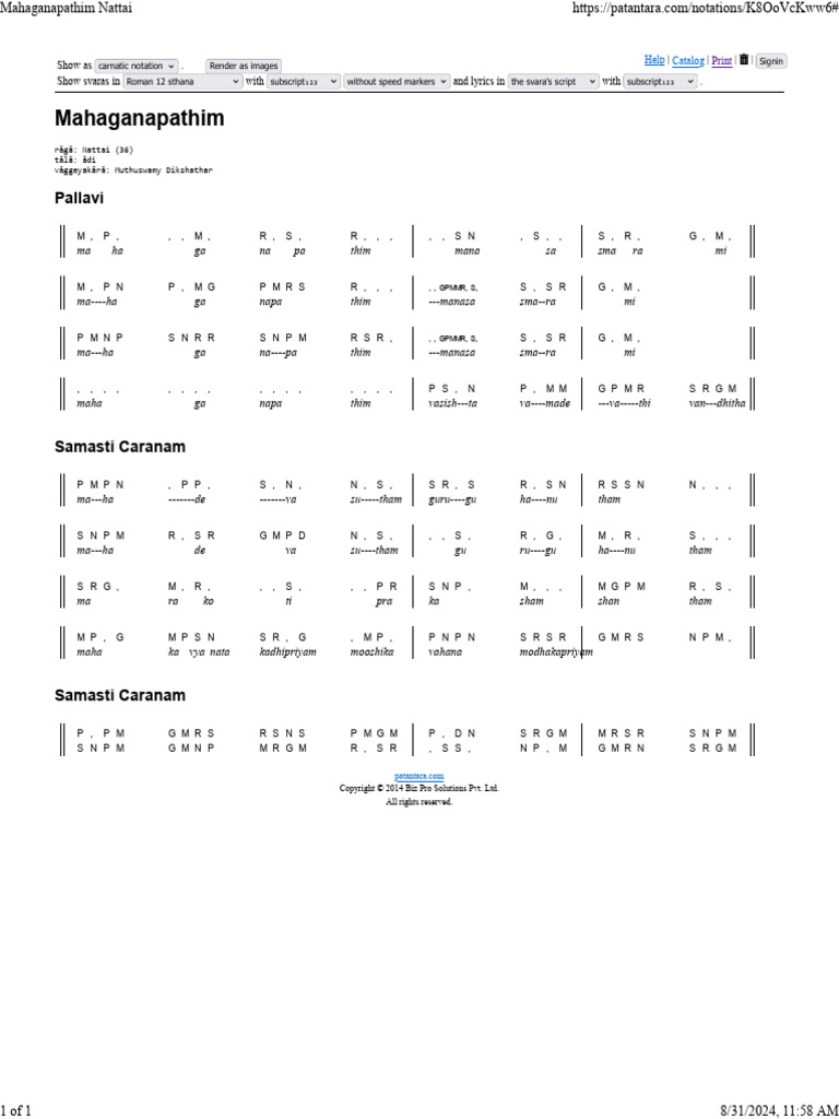 Maha | PDF | Classical And Art Music Traditions | Melody