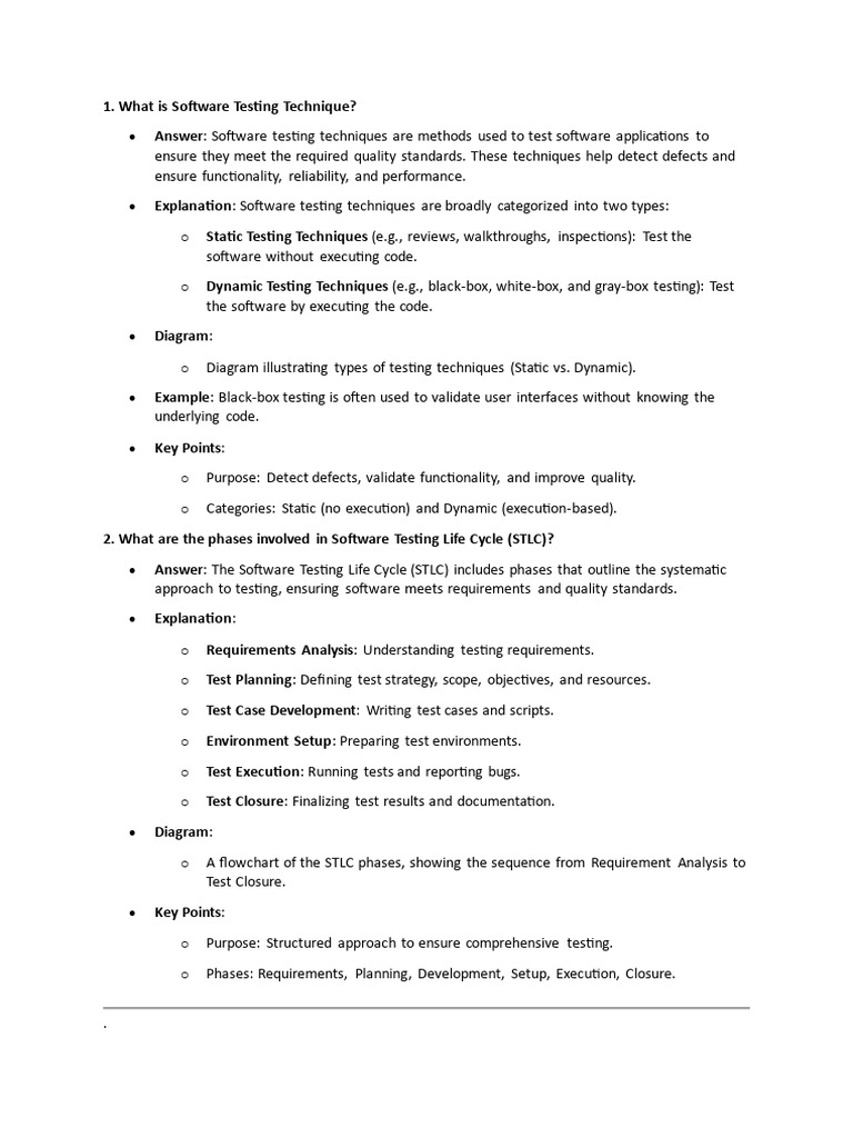 Stqa Oral | PDF | Software Testing | Selenium (Software) Stqa Oral | PDF | Software Testing | Selenium (Software)