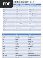 Latin Abbreviations | PDF