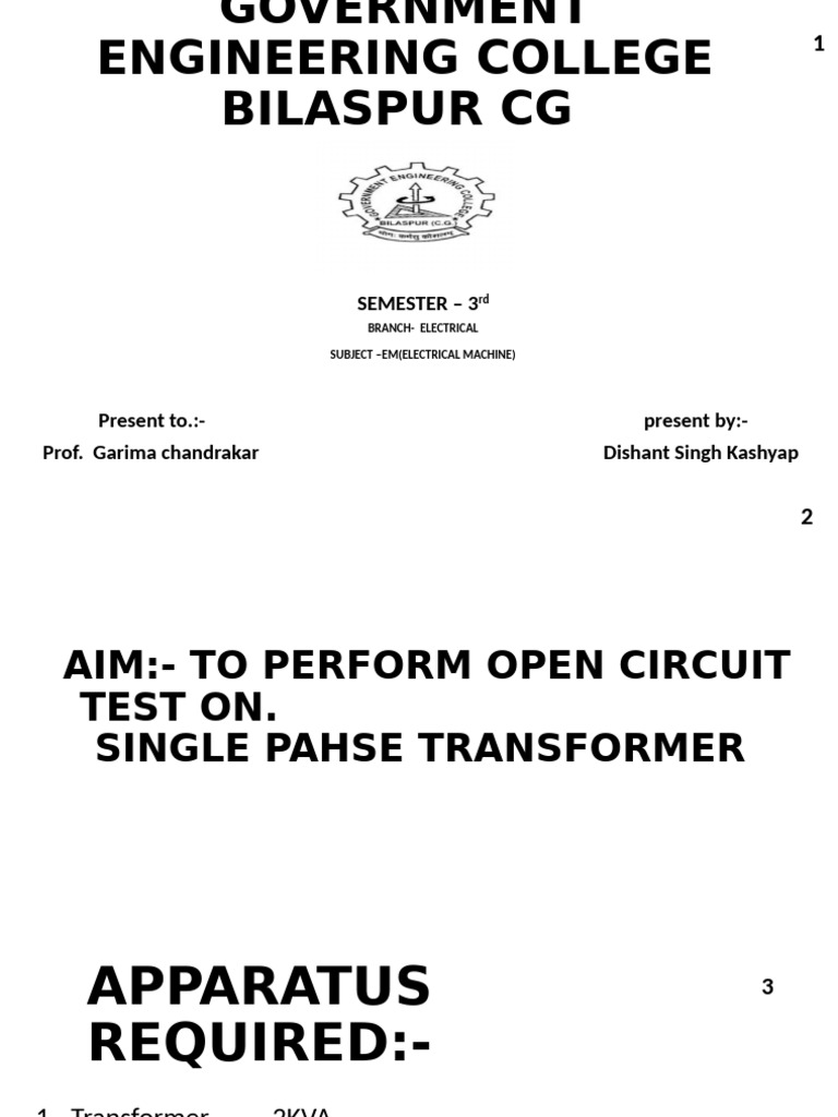 Em 1 | PDF | Transformer | Power (Physics)