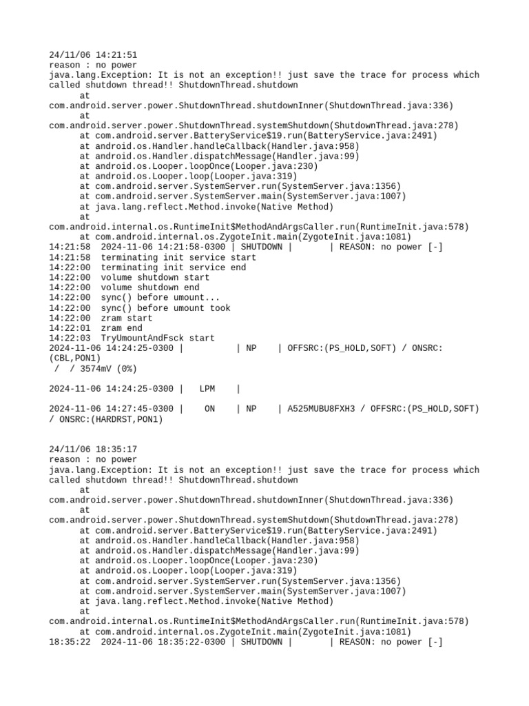 Power Off Reset Reason | PDF | Systems Architecture | Concurrent Computing
