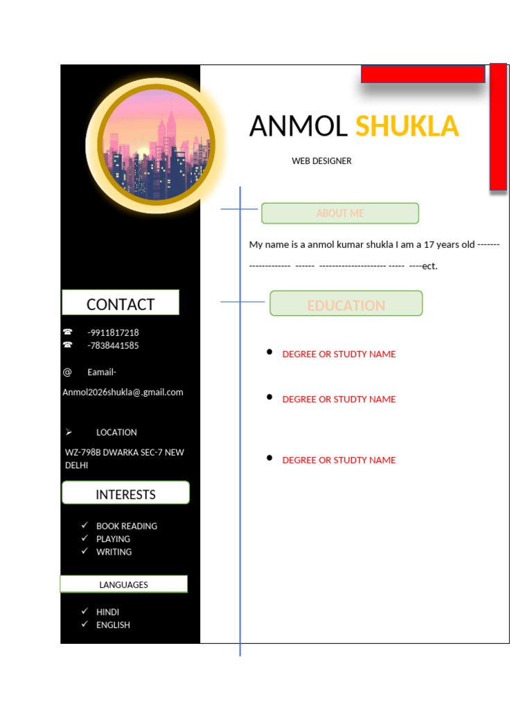 Anmol Resume | PDF