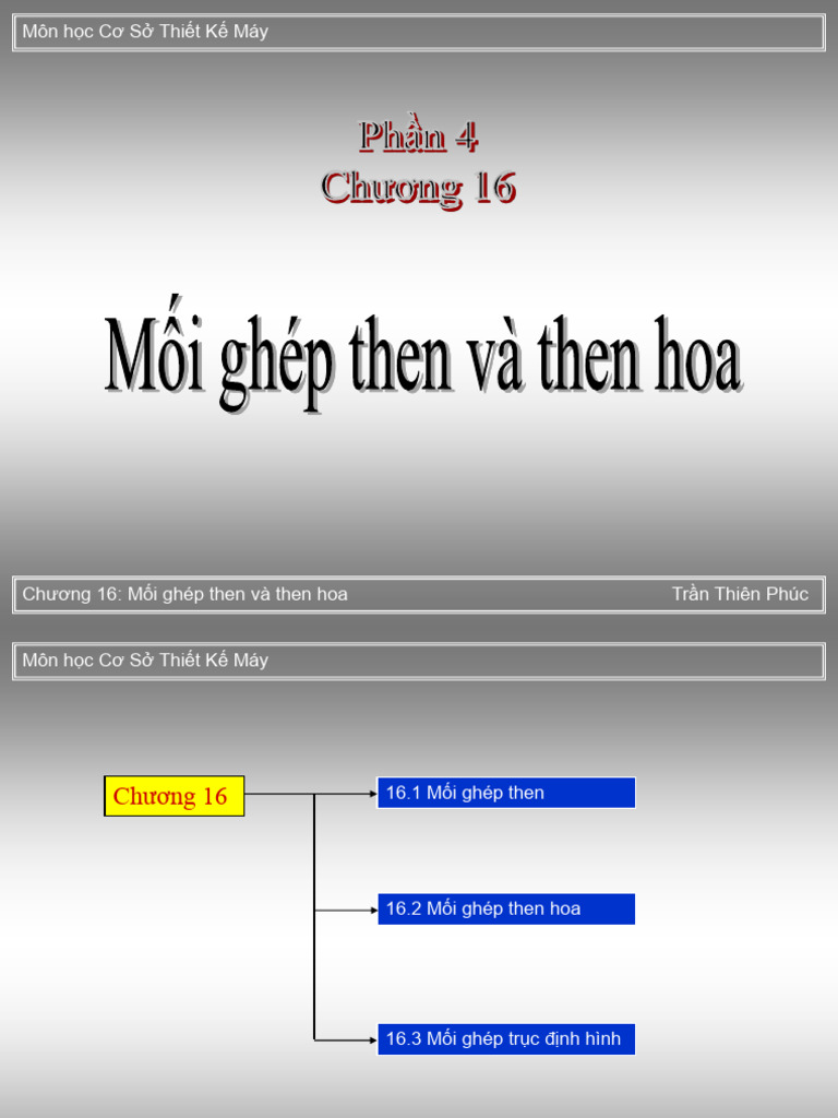 Chi-Tiet-May - Tran-Thien-Phuc - Chuong-16-Moi-Ghep-Then,-Then-Hoa - (Cuuduongthancong - Com) | PDF