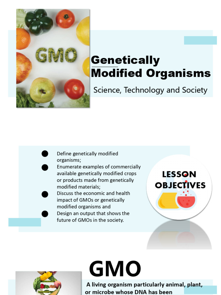 GMO-STS-report | PDF | Genetically Modified Organism | Genetic Engineering