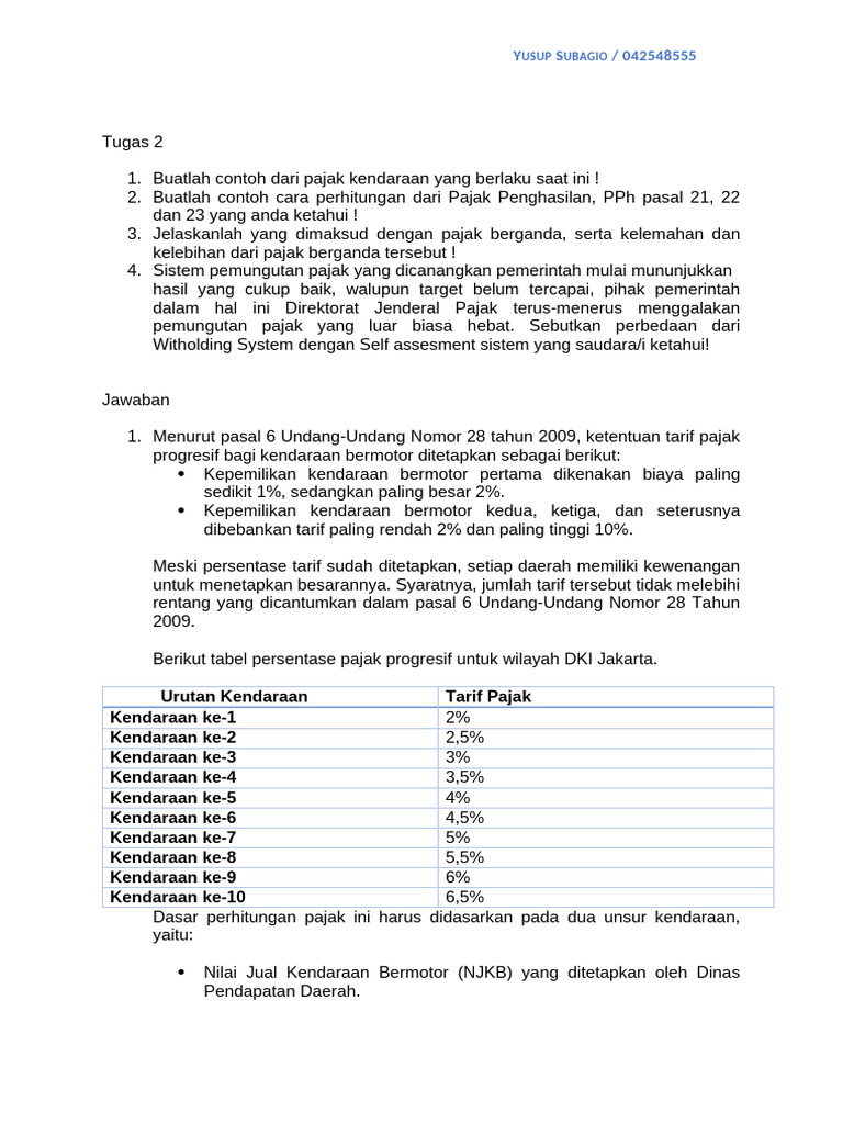 2 Administrasi Perpajakan | PDF