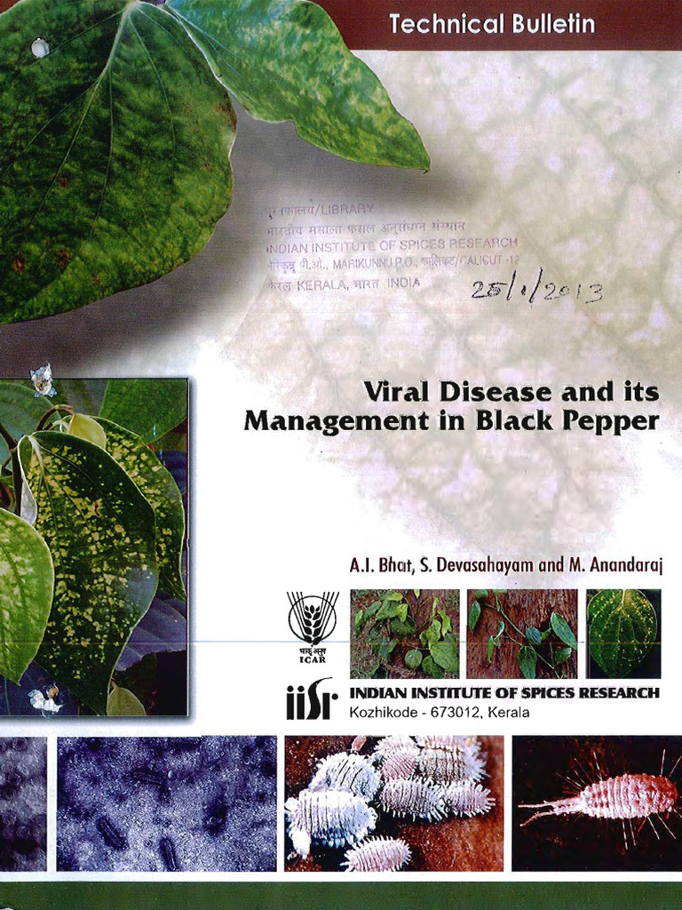 Viral Disease and Its Management in Black Pepper Jan-2013 | PDF