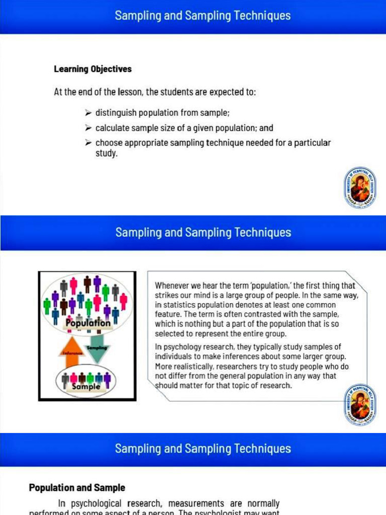 PSYCH STATS - MID 2 Sampling | PDF | Sampling (Statistics) | Sample ...