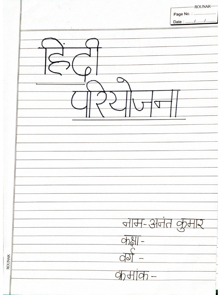 Hindi Assignment | PDF