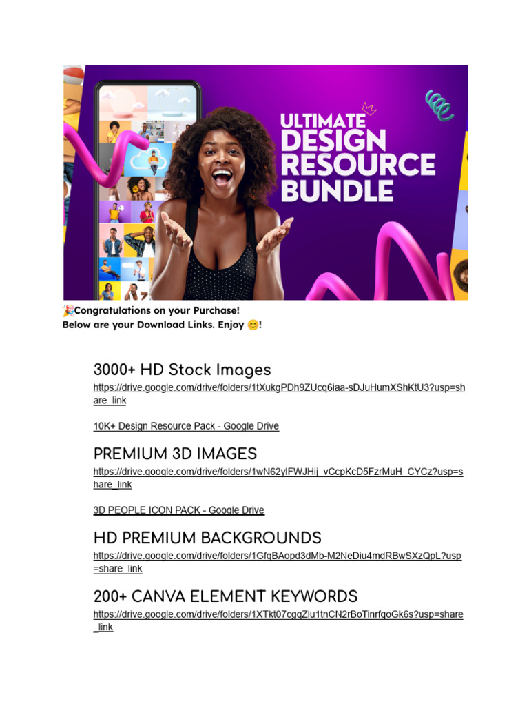 Ultimate Design Resource Bundle 2025 | PDF | Word Press | Websites