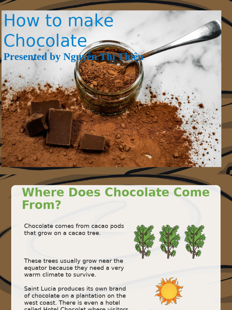 How Chocolate is Made: A Step-by-Step Guide | PDF | Cooking, Food & Wine