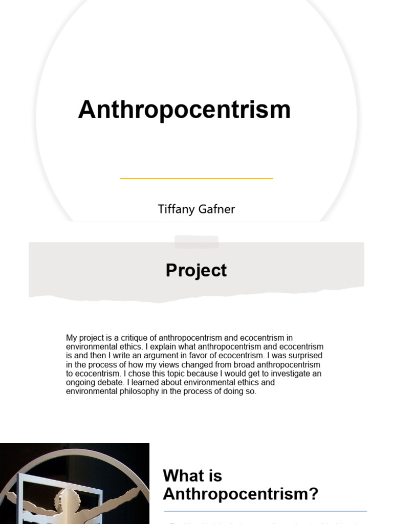 Anthropocentrism Honors Final Project Presentation | PDF ...