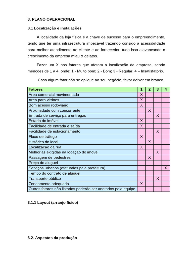 Plano Operacional - Parte 1 - Mari | PDF