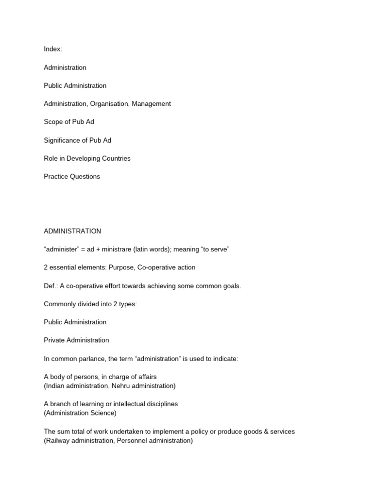 History of Pubad | PDF | Public Administration | Science