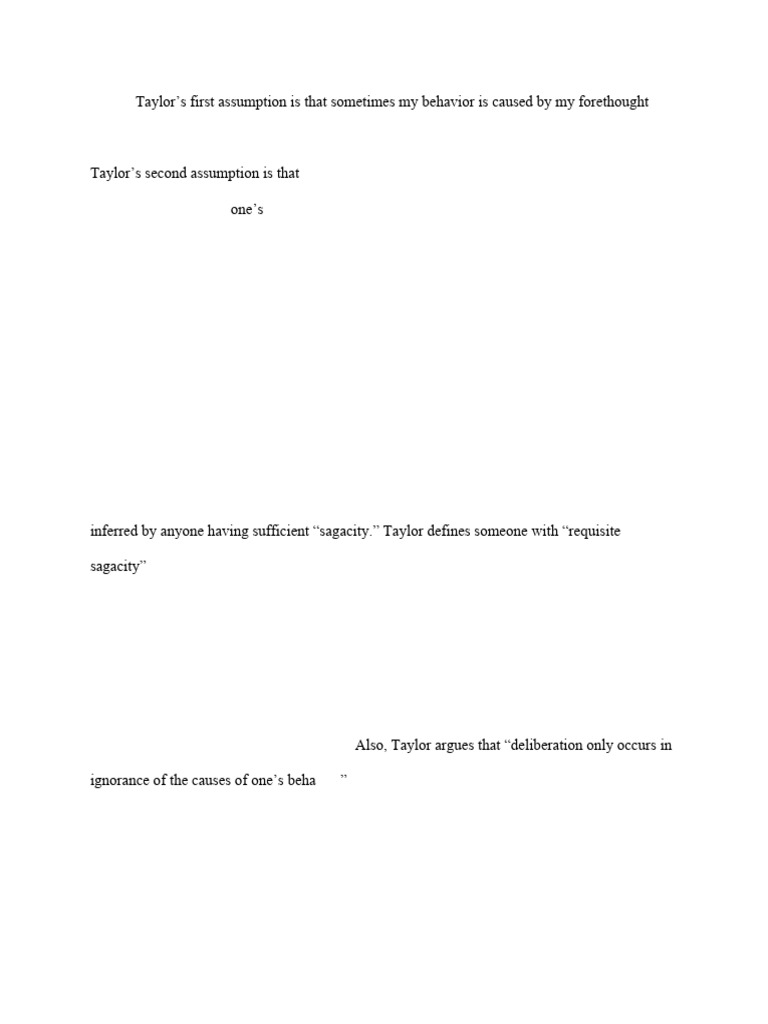 Philosophy Paper 3 | PDF | Causality | Determinism