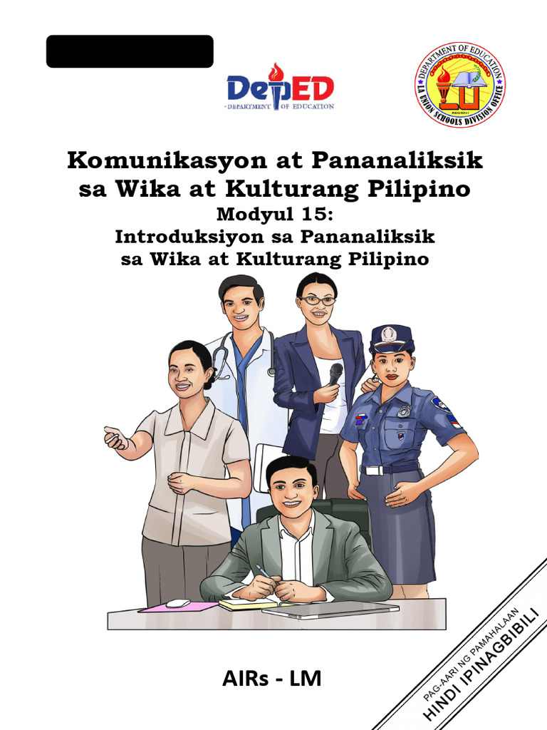 Kom-Pan-11 Q2 Modyul-15 Edisyon2 Ver1 | PDF