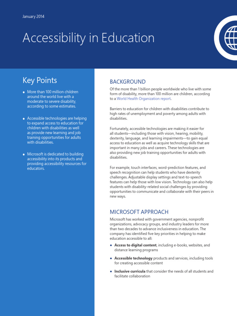 Accessibility Education | PDF | Accessibility | Disability