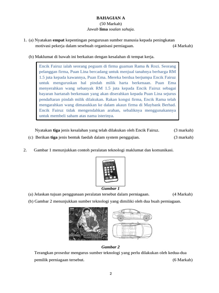 Kertas 2 Pern 2023 | PDF