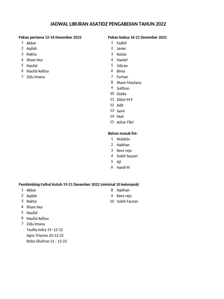 MATERI Fathul Kutub 2023 | PDF