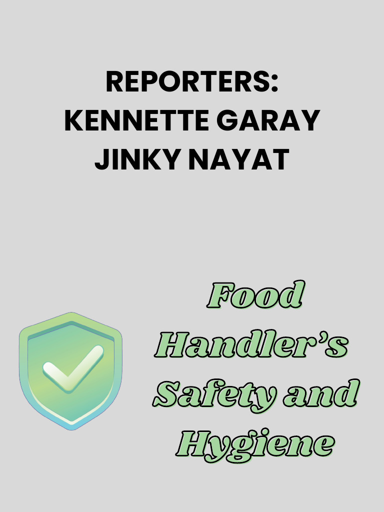 Food Handler Hygiene and Safety Guide | PDF | Hand Washing | Hygiene