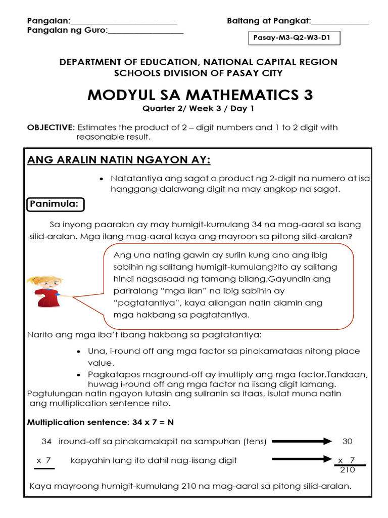 4 Math3 Q2 W3 | PDF