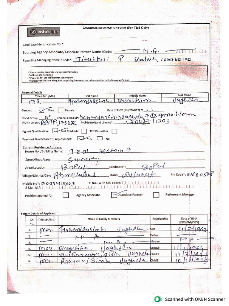 Tied New Cif Form (2) - Compressed | PDF
