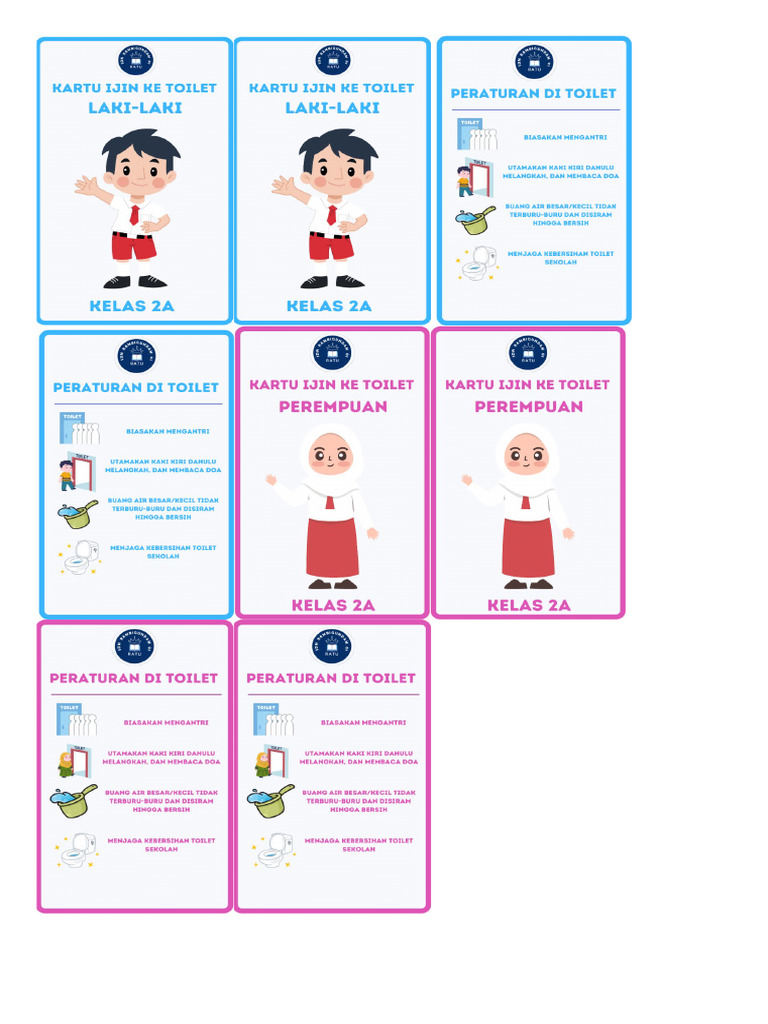 Id Card Ijin Ke Toilet | PDF