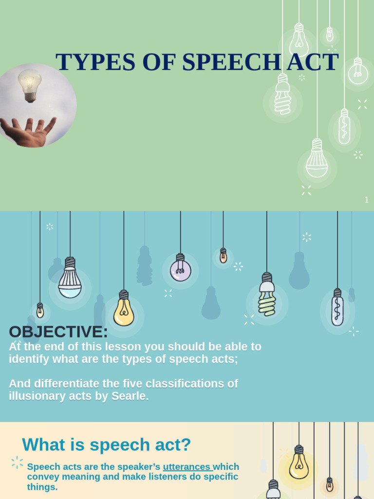 Types of Speech Act | PDF | Human Communication | Cognitive Science