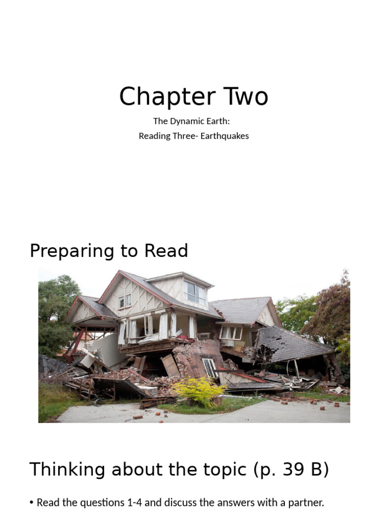 295 Chapter 2 Reading 3 | PDF | Earthquakes | Human Communication