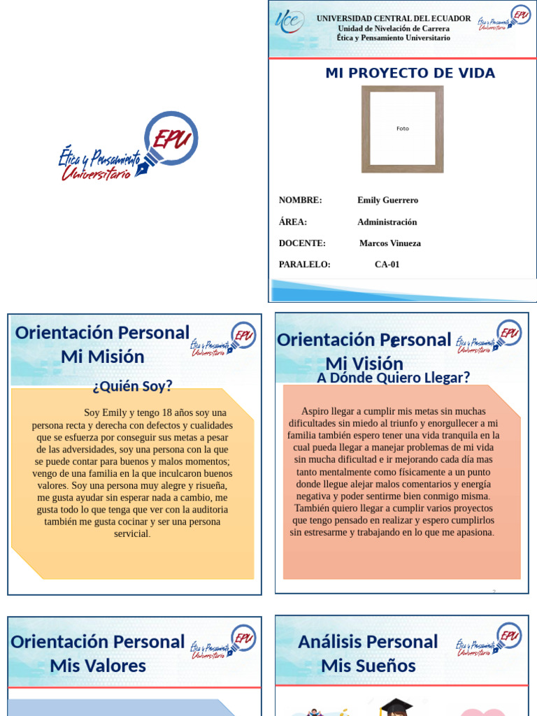 Formato Proyecto de Vida A Medias | PDF | Análisis FODA