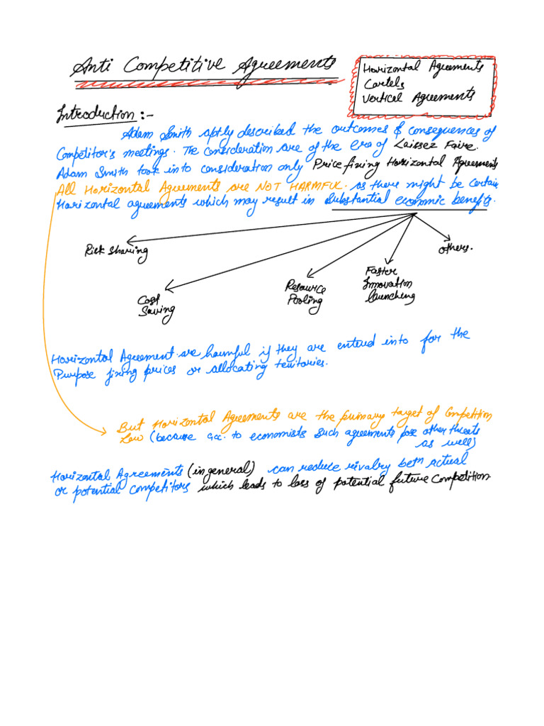 5 Anti-Competitive Agreements | PDF