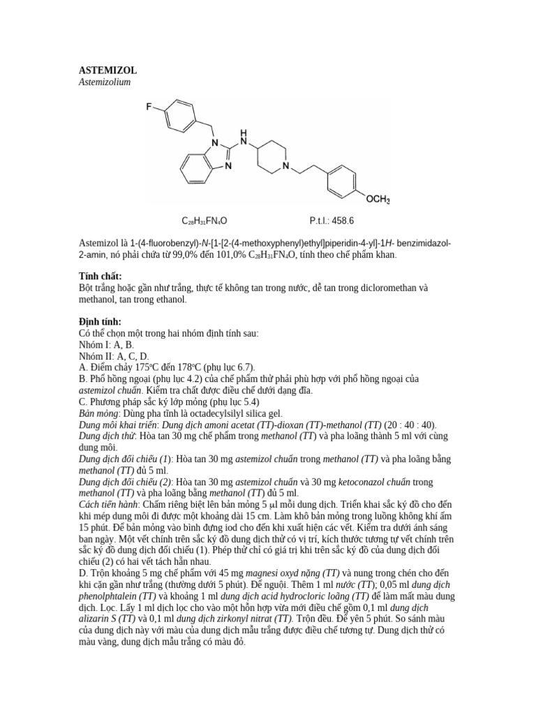ASTEMIZOL | PDF