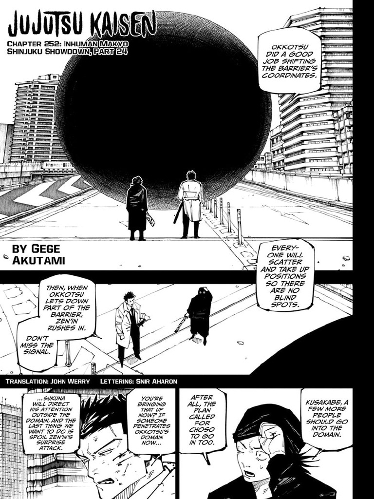 Jujutsu Kaisen Chapter 252 | PDF