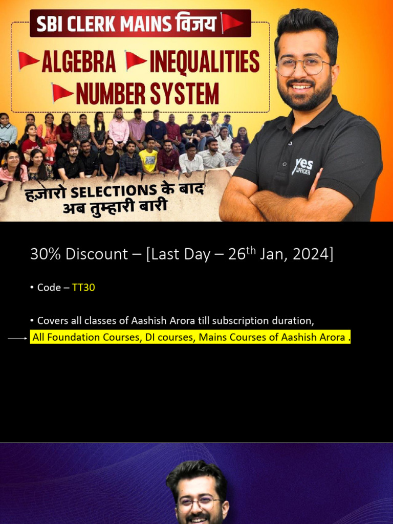 Algebra Inequalitites Number System Marathon Pdf By Aashish Arora Pdf Equations