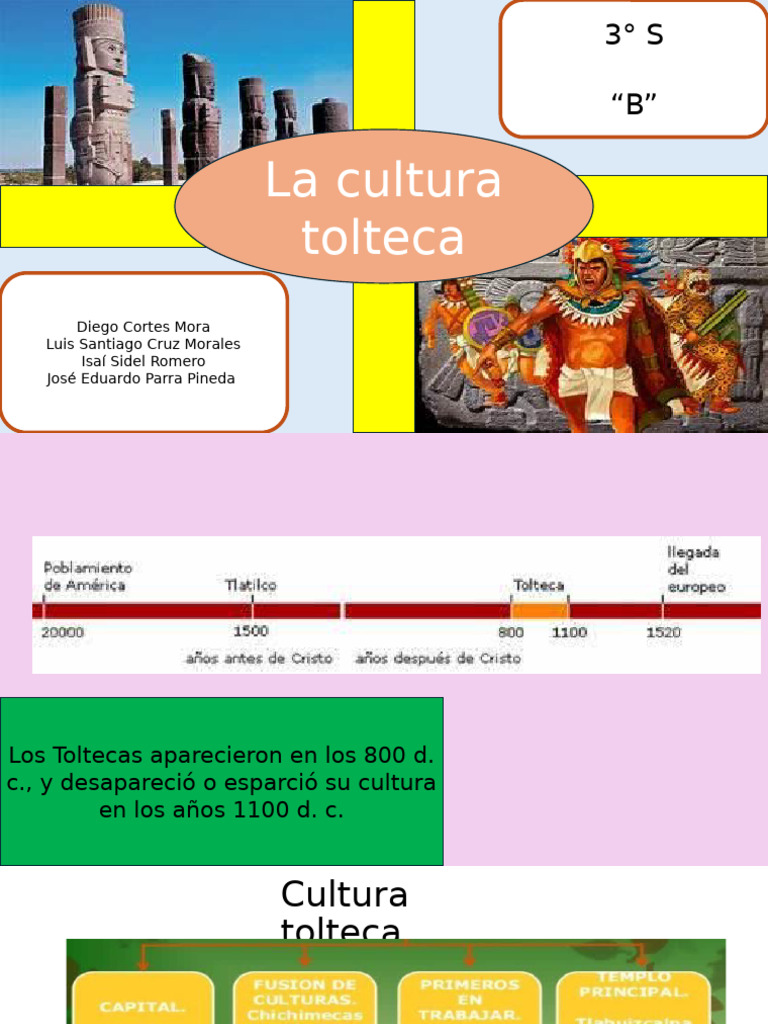 Cultura Tolteca | PDF | Mesoamérica | Era precolombina