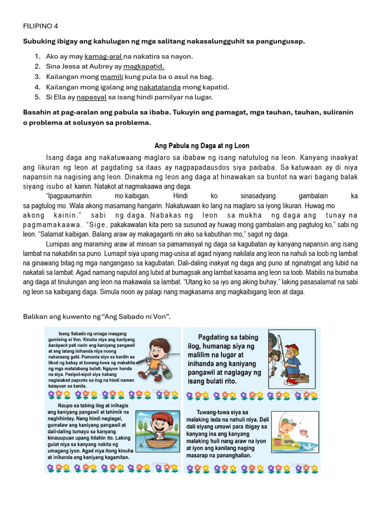 Filipino 4 | PDF