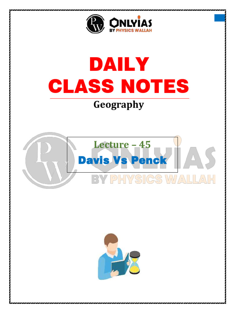 398 Geography 45 Daily Class Notes UPSC Optional Geography | PDF ...